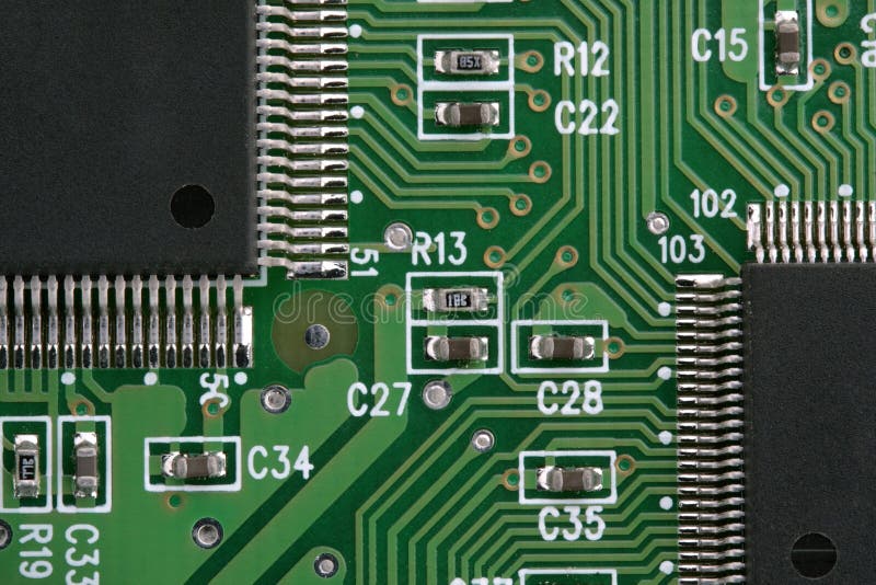 Electronic component stock image. Image of integrated - 5416459