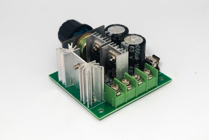 An Electronic Component, a 40 Ampere Dimmer, is Used To Lower and ...