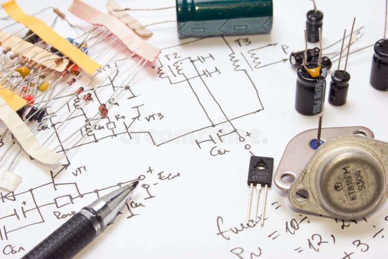 Electronic components stock photo. Image of component - 13981666