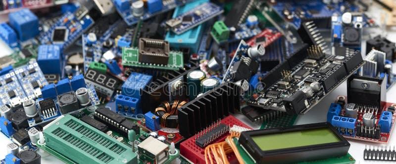 The Electronic Components of Arduino Microcontrollers and Programmers ...