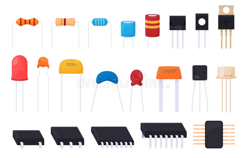 Electronic Components for Assembling Microcircuits. Modern Technological Electronic Elements ...