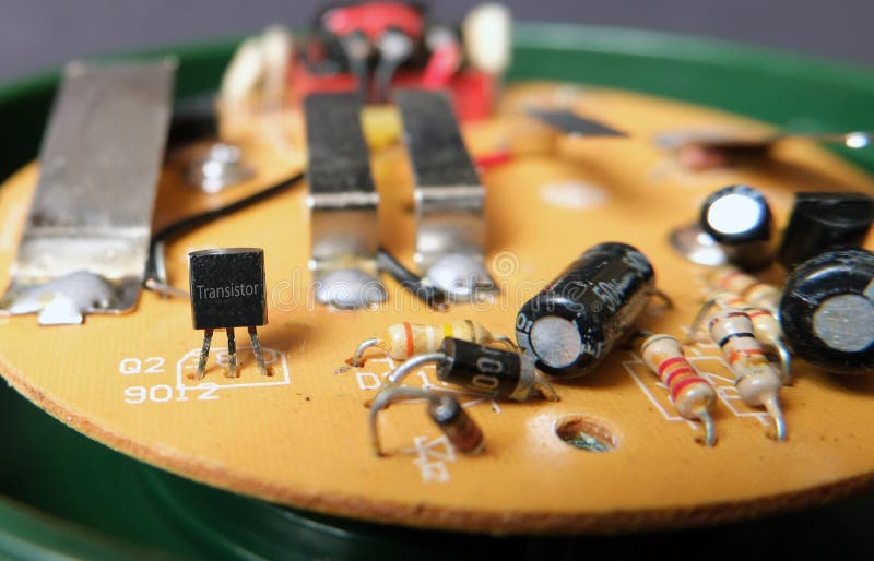 Electronic Components the Circuit Board Stock Image - Image of circuit ...
