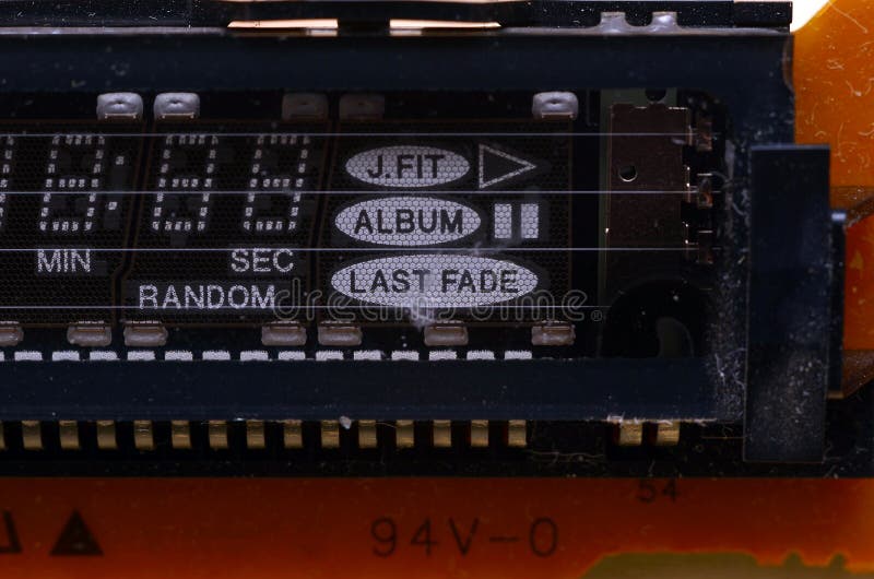 Electronic Components Close-up Details Circuit Board Parts Stock Image ...