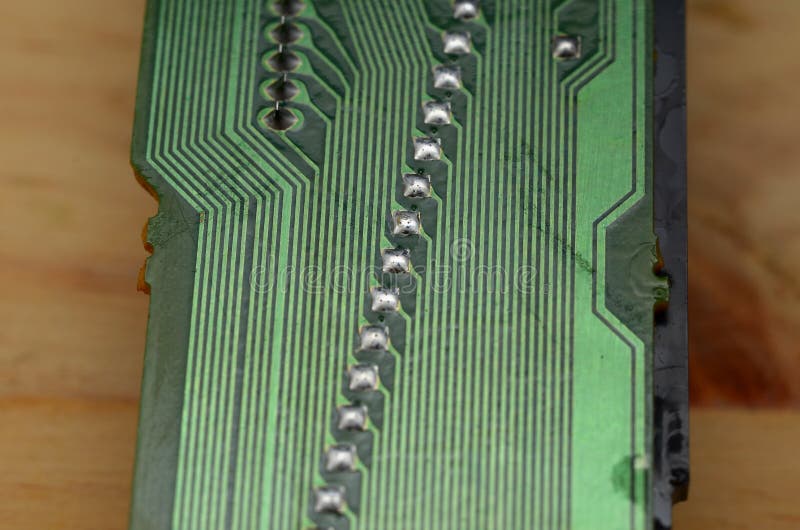 Electronic Components Close-up Details Circuit Board Parts Stock Image ...