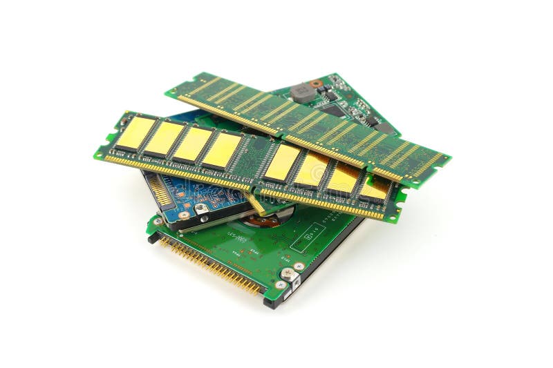 Components for computer stock photo. Image of processors - 24543406