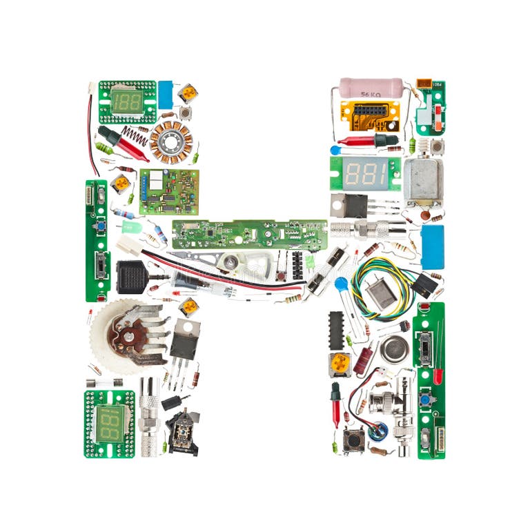 Components Electronic Letter Stock Illustrations – 222 Components ...