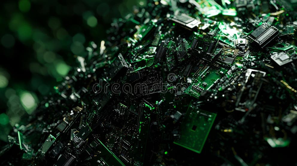 Electronic Components are Repurposed and Reprocessed through the ...