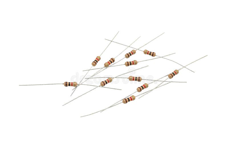 Resistors isolated stock photo. Image of circuit, electricity - 43507560