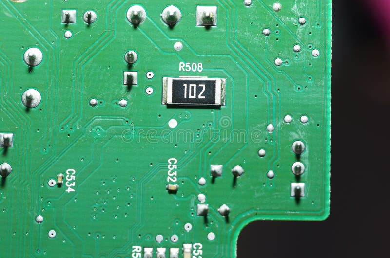 Electronic Components Spare Parts Electronics Parts Technology Close-up ...