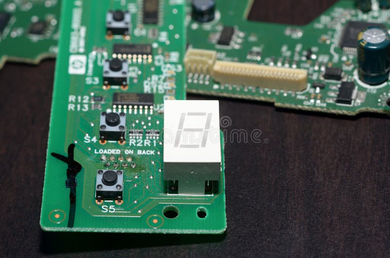 Electronic Components Spare Parts Electronics Parts Technology Close-up ...