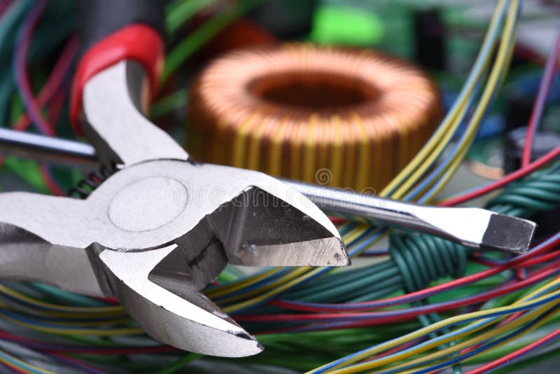 Electronic components stock image. Image of circuit, electronic - 20778677