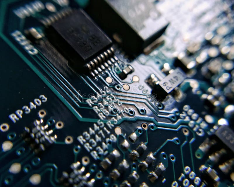 Electronic computer board stock photo. Image of board - 115932820