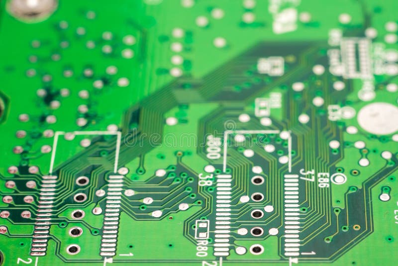Electronic Computer Circuit Board Stock Photo - Image of concept ...