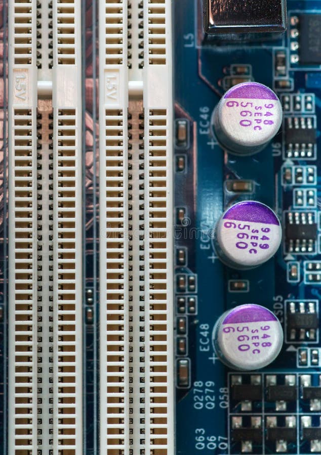 Electronic Computer Device. Stock Image - Image of data, connection ...