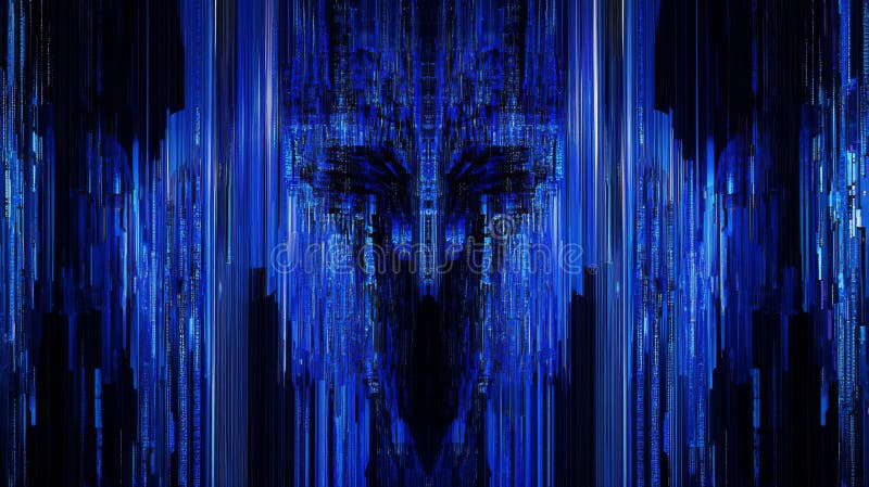 Circuit Board with Abstract Circuitry Technology of Electronic Computer ...