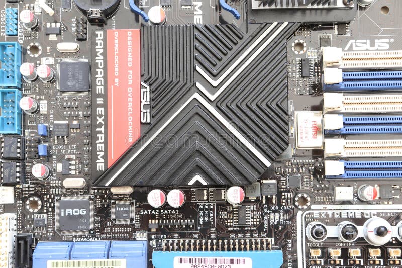 Electronic computer parts. editorial image. Image of laptop - 378246615