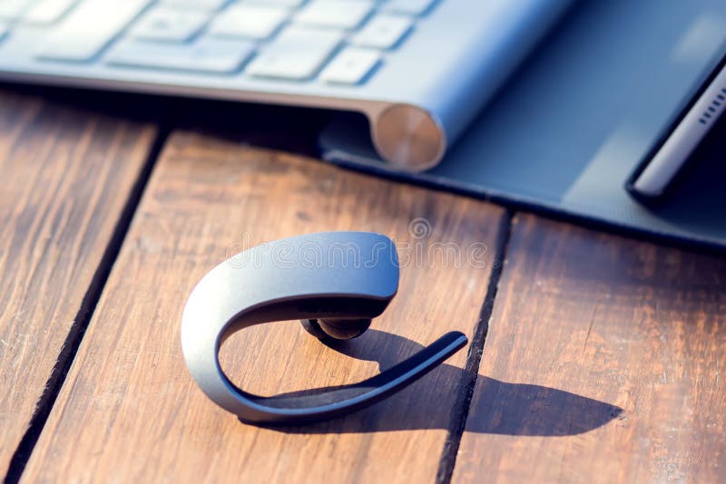 Electronic Connection Device for Communication and Laptop on the Table ...