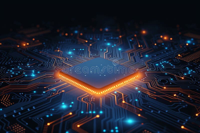 Electronic Connectivity Abstract Digital Backdrop, Circuit Board ...