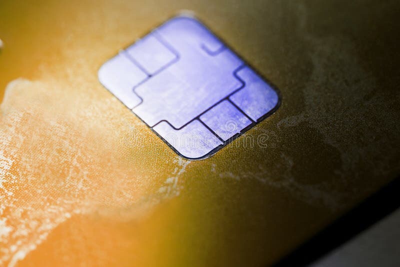 Electronic Contactless Credit Card with Selective Focus Microchip ...