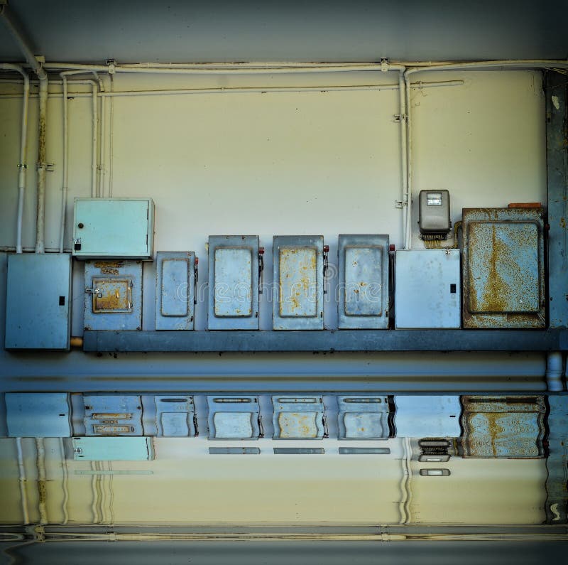 Electronic control box stock image. Image of rusty, equipment - 86214341
