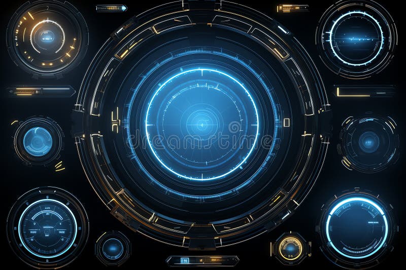 Electronic Control Panel, AI Generated Stock Illustration ...