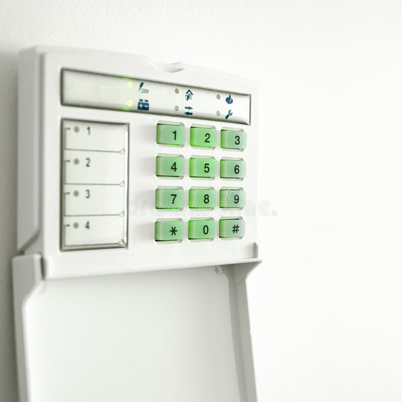 Electronic Control Panel of the Apartment and Office Security Alarm ...