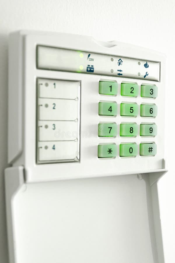 Electronic Control Panel of the Apartment and Office Security Alarm ...