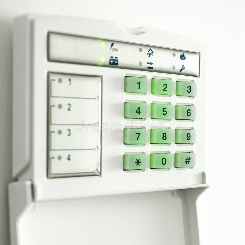 Electronic Control Panel of the Apartment and Office Security Alarm ...