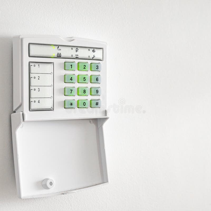 Electronic Control Panel of the Apartment and Office Security Alarm ...