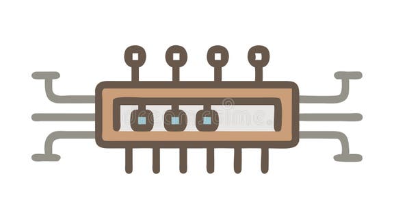 Electronic Control Panel, Interface Design, System Activation, Vector ...