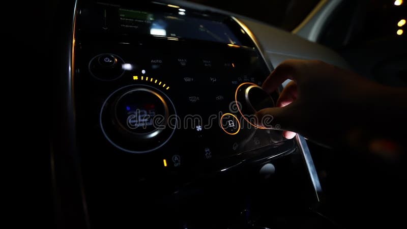 Electronic Control Panel for Off-road Functions. SUV Driving Mode ...