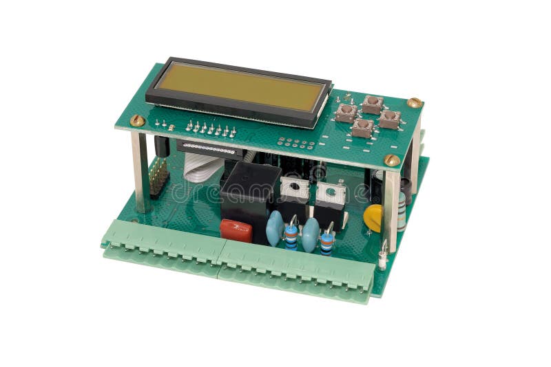 Electronic controller. stock image. Image of object, circuit - 47574743