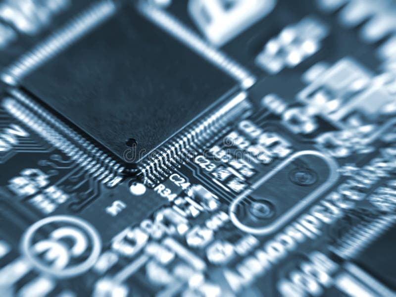 Electronic curcuit stock photo. Image of communication - 44945442