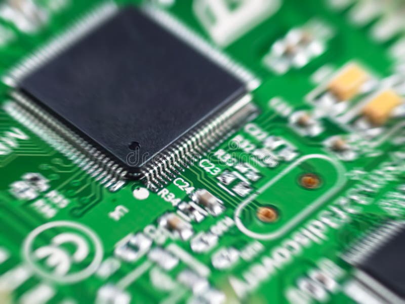 Electronic curcuit stock image. Image of curcuit, green - 44945721