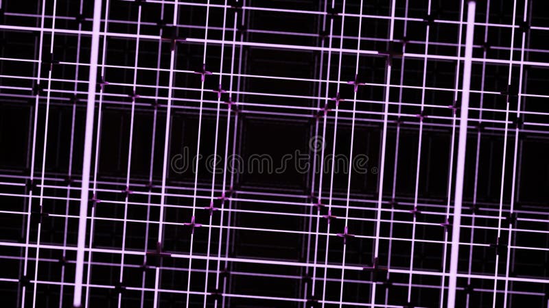 Electronic 3d Grid with Square Lines. Design. 3D Grid with Square ...
