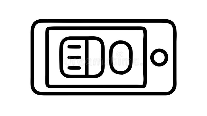 Electronic Dashboard Display Icon Vector Illustration, Vector Design ...