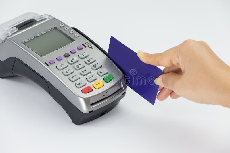 Electronic Data Capture Machine Stock Image - Image of payment, financial: 36889915