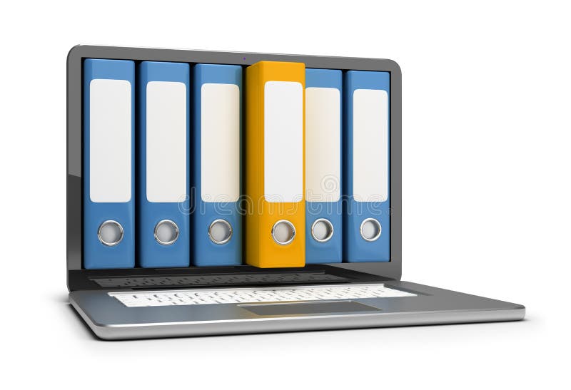 Folder stock illustration. Illustration of brilliant - 18267010