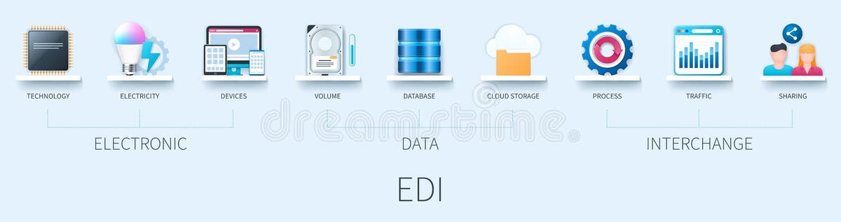 Electronic Data Interchange Stock Illustrations – 226 Electronic Data ...