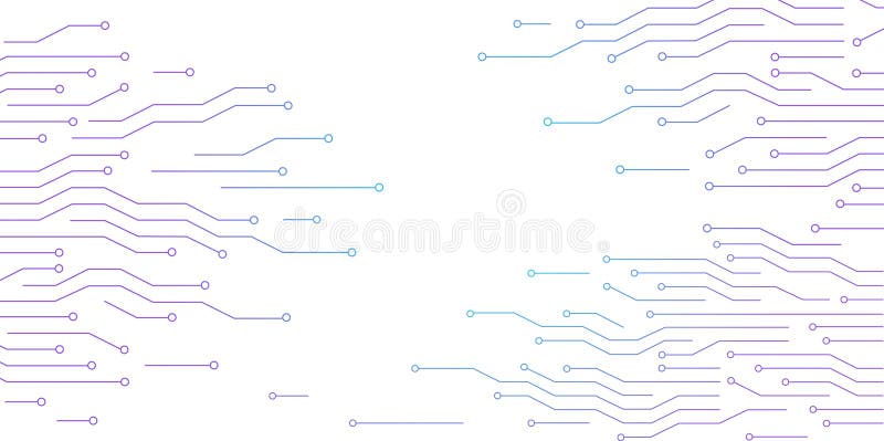 Abstract Circuit Board Contacts Pattern. Electronic Design, Digital ...