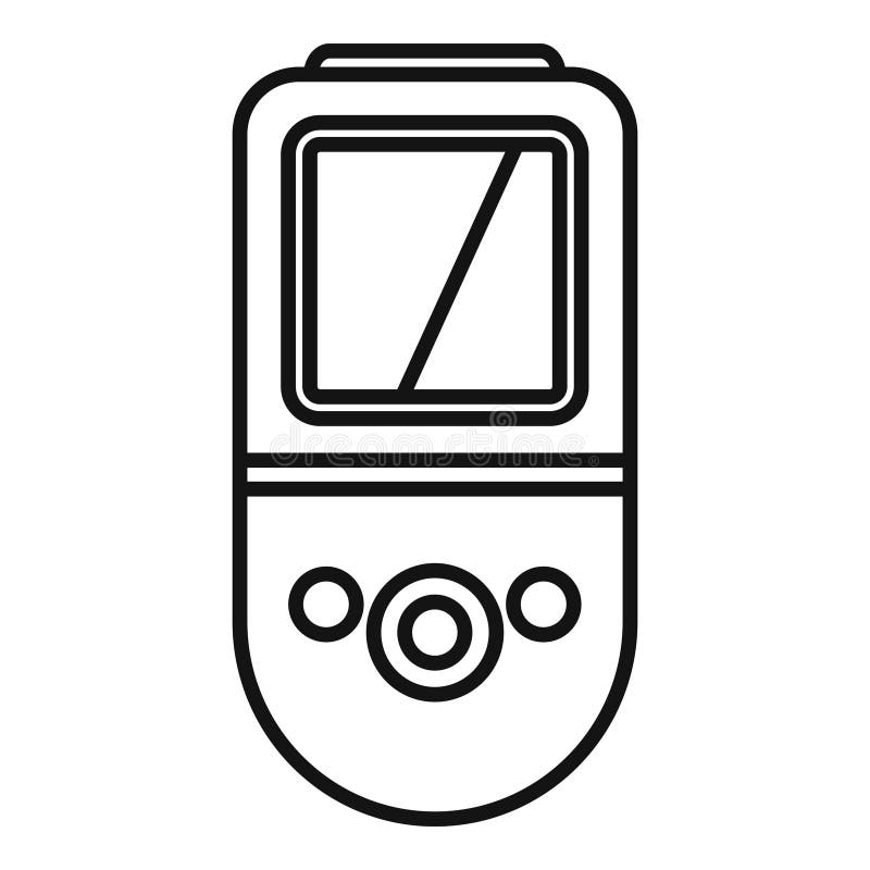 Electronic Device with Buttons and Screen is Being Used for Control ...