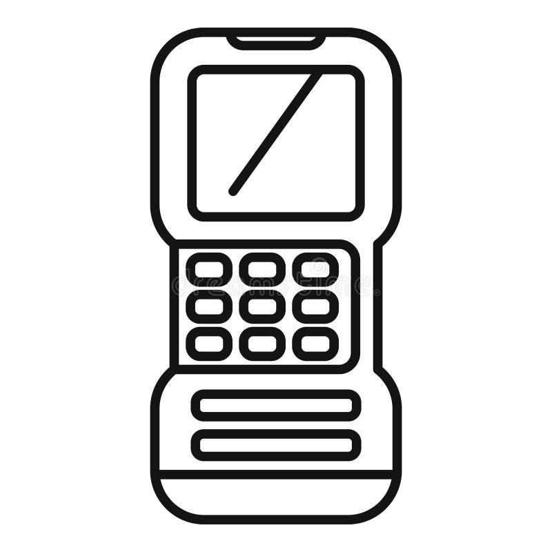 Electronic Device with Buttons and Screen Displaying Diagonal Line for ...