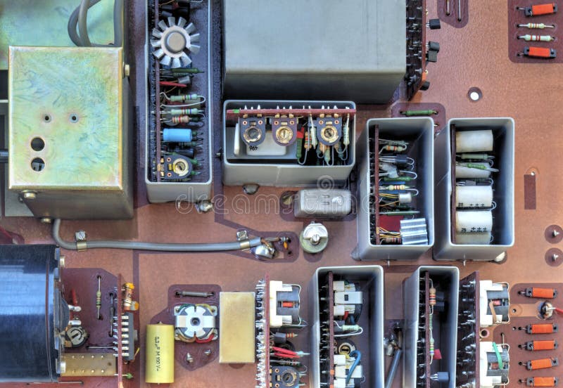 Electronic Device with Components Stock Image - Image of electrical ...