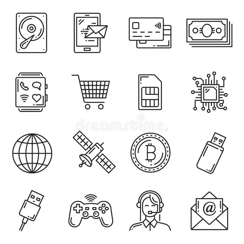 Electronic Device Poster of Digital Technology Stock Vector ...