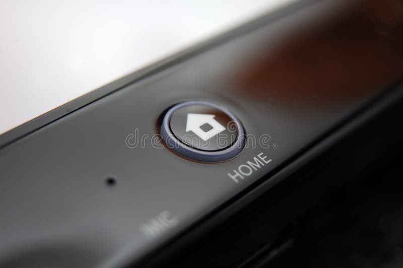 Electronic Device Home Button Stock Photo - Image of button, computer ...