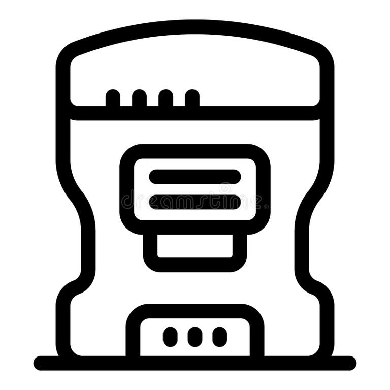 Electronic Device Icon with Buttons and Display for User Interface ...