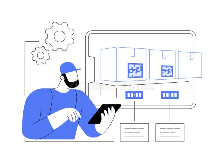 Electronic Device Logistics Abstract Concept Vector Illustration. Stock ...