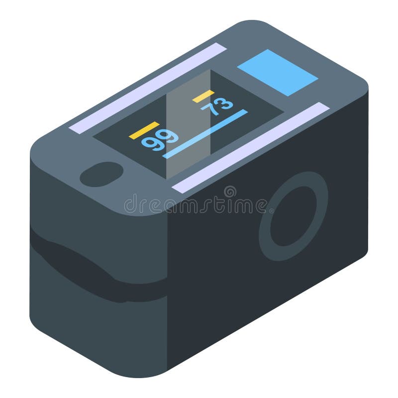 Electronic Device for Measuring Oxygen Saturation and Pulse Rate Stock ...