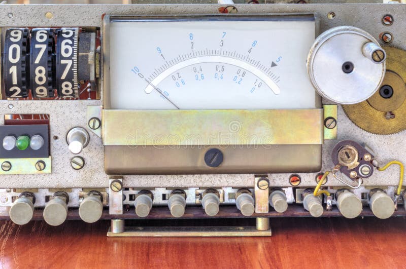 Electronic Device with Measuring Scales Stock Photo - Image of digit ...