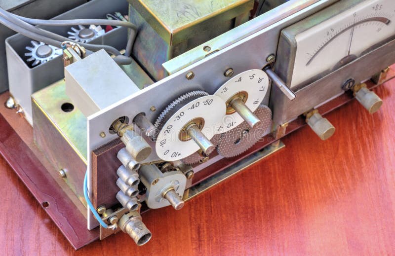 Electronic Device with Measuring Scales Stock Photo - Image of control ...